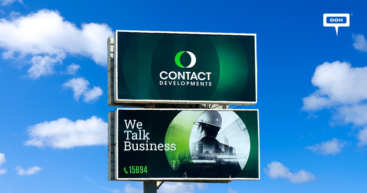 Contact Developments Show Up on Cairo's Billboards with Their Branding ...
