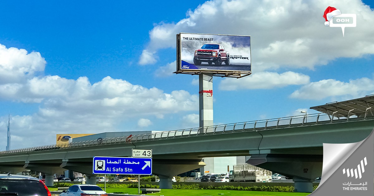 Ford Scores on Dubai's Billboards Showcasing The Ford Bronco & Raptor F ...