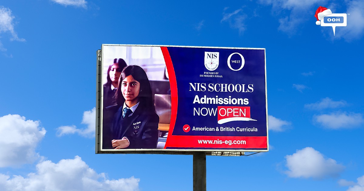 NIS SCHOOLS Declares A New Campus in O'West on Cairo's Billboards with ...