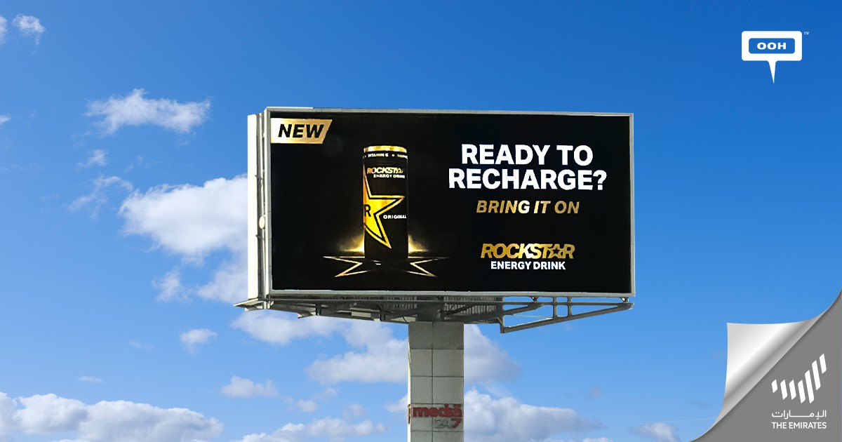 Rockstar Energy Drink Takes Dubai's OOH Spotlight with Its Unapologetic ...