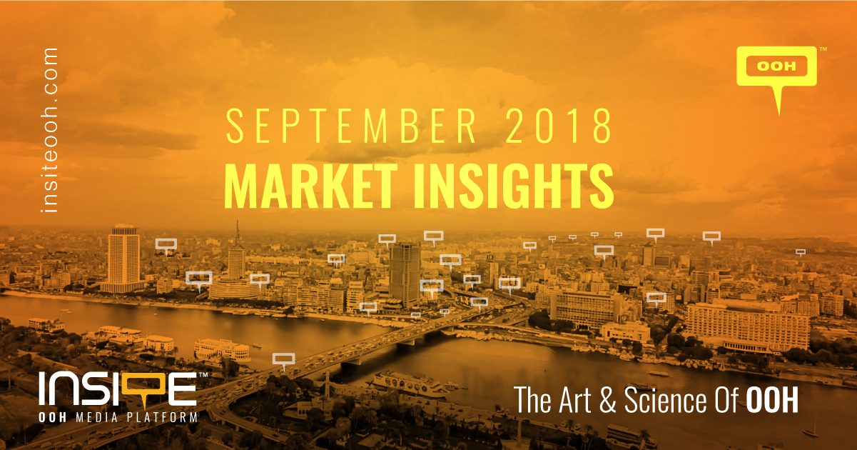 OOH MARKET INSIGHTS SEPTEMBER 2018 - INSITE OOH Media Platform
