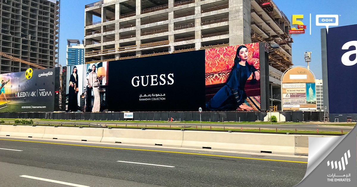 GUESS Launches A Special Ramadan Collection on Dubai's OOH Scene ...