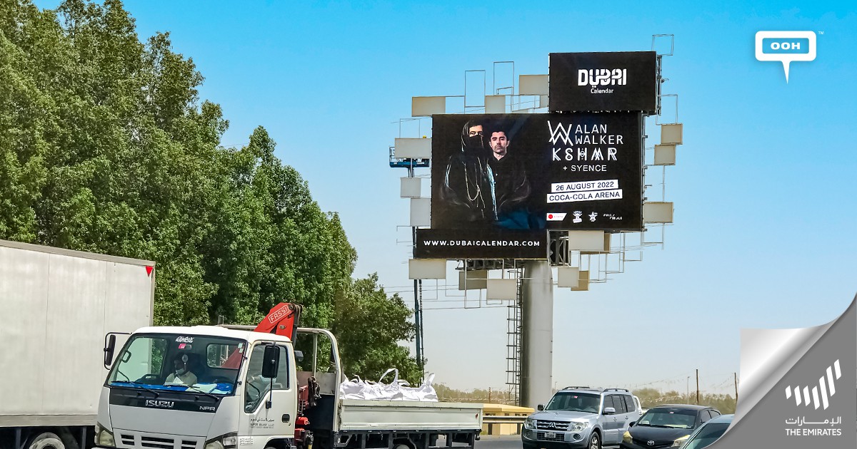 Dubai Calendar Announces their Unmissable Gig On Dubai's OOH Scene ...
