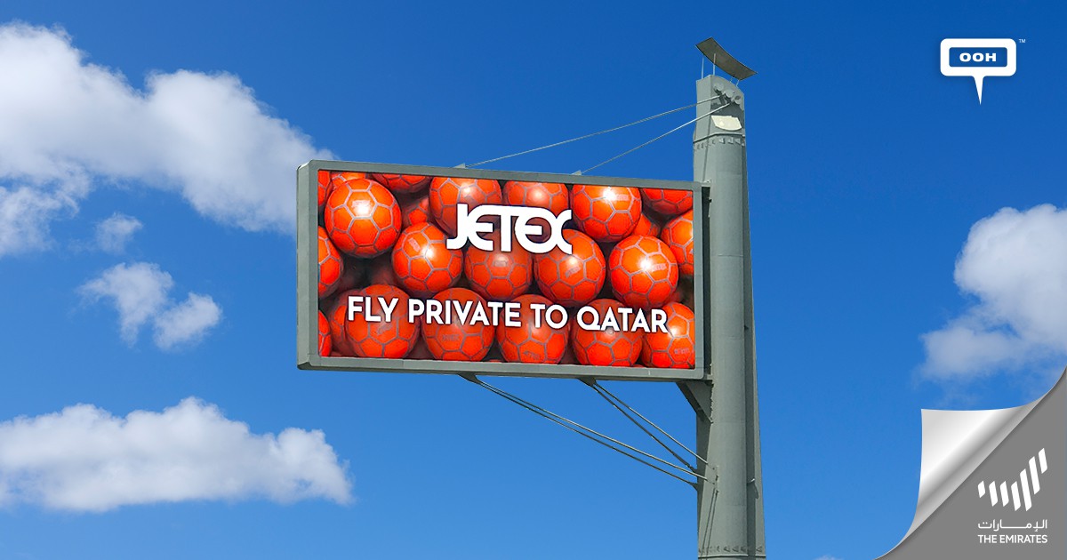 Jetex Offers The Luxury of Private Flying to Qatar on UAE’s Billboards ...