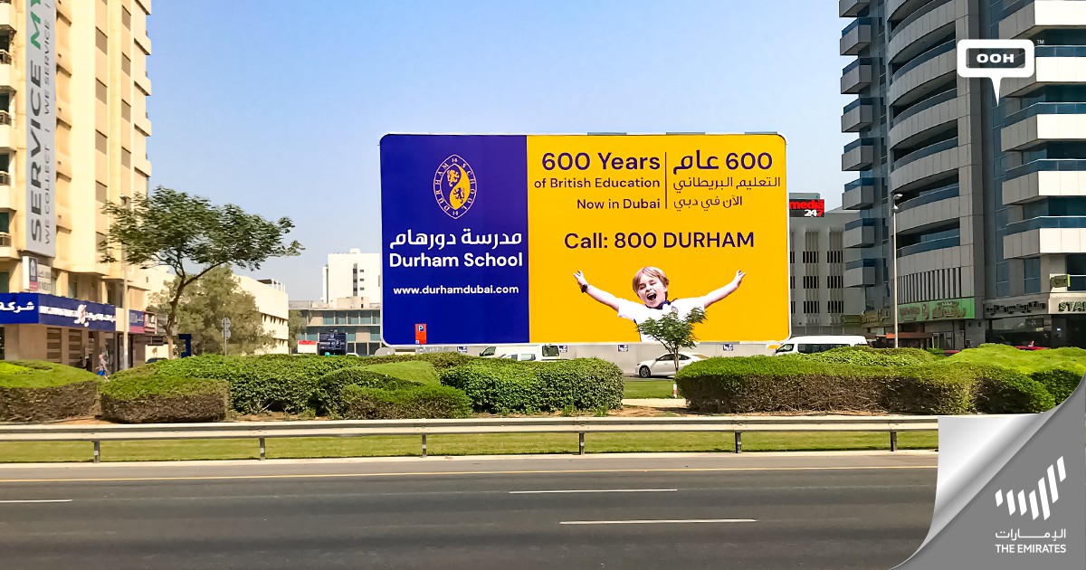 Durham British Schools Shows Up at Dubai’s OOH Promising Authentic ...