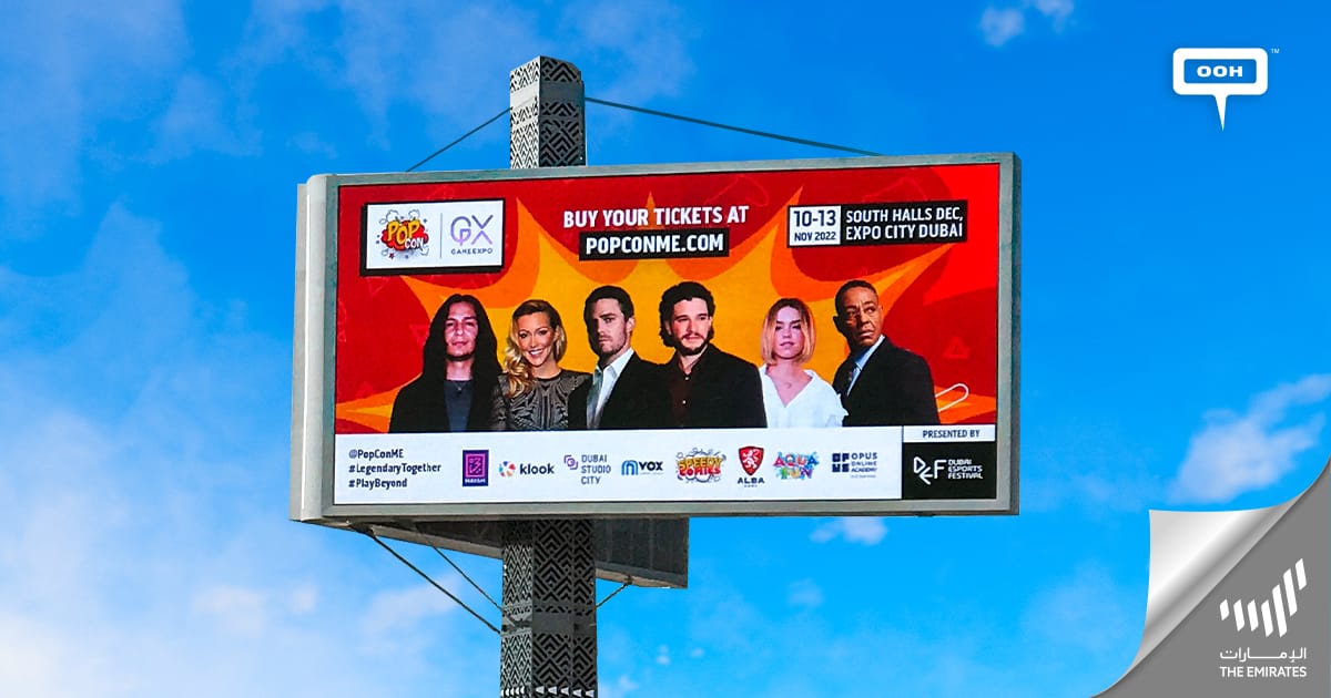 The Biggest POP Culture & Gaming Event POP CON Hit UAE’s OOH Platform ...