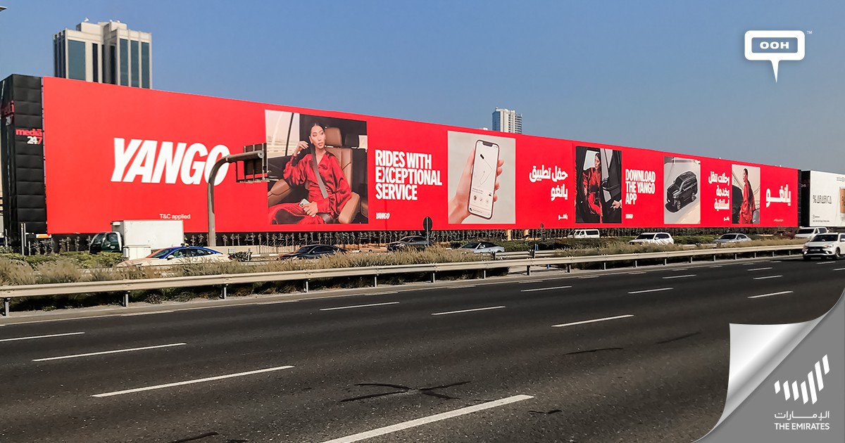 Yango Paints The Streets of Dubai Red With Their Outdoor Launch ...