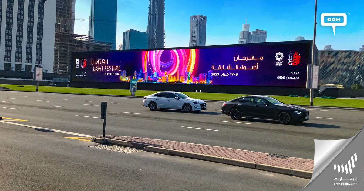 Look Out, The Anticipated Sharjah Light Festival is Illuminating The UAE’s OOH Platforms ...