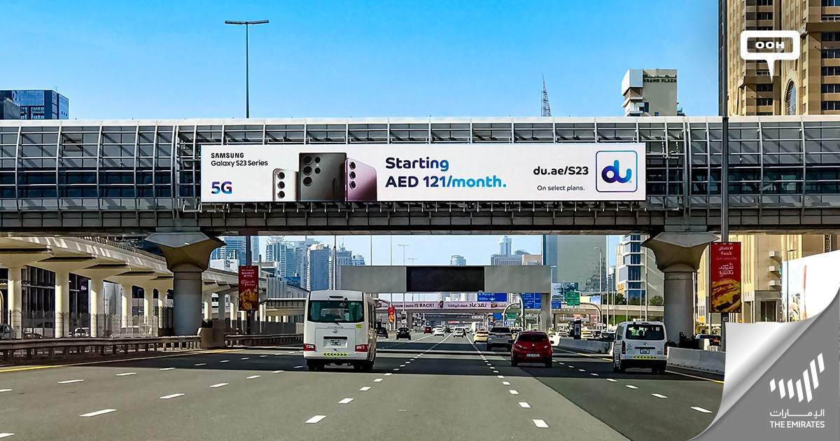 Du Fires Up Dubai’s Digital Billboards With Epic Offers on the Samsung Galaxy S23 Series ...