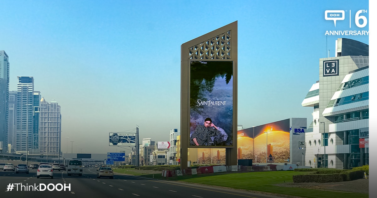 The Iconic Saint Laurent Ignites Dubai’s OOH Display With a Stunning ...
