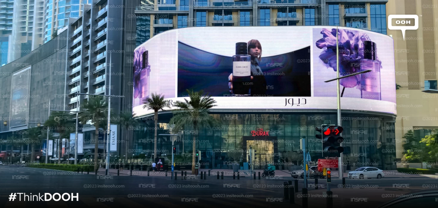 Dior's Gris Dior Fragrance Captivates Dubai With Mesmerizing DOOH ...