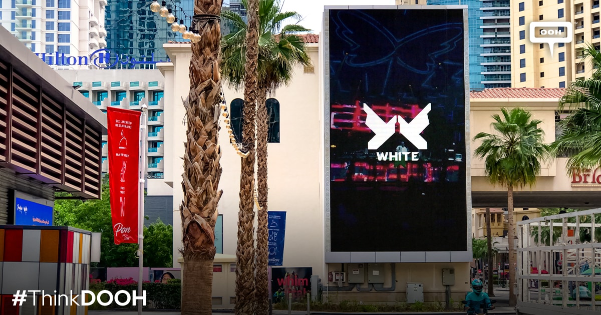 WHITE Dubai's DOOH Campaign Presents Dj Black Coffee at Dubai Harbour on May 26th - INSITE OOH ...