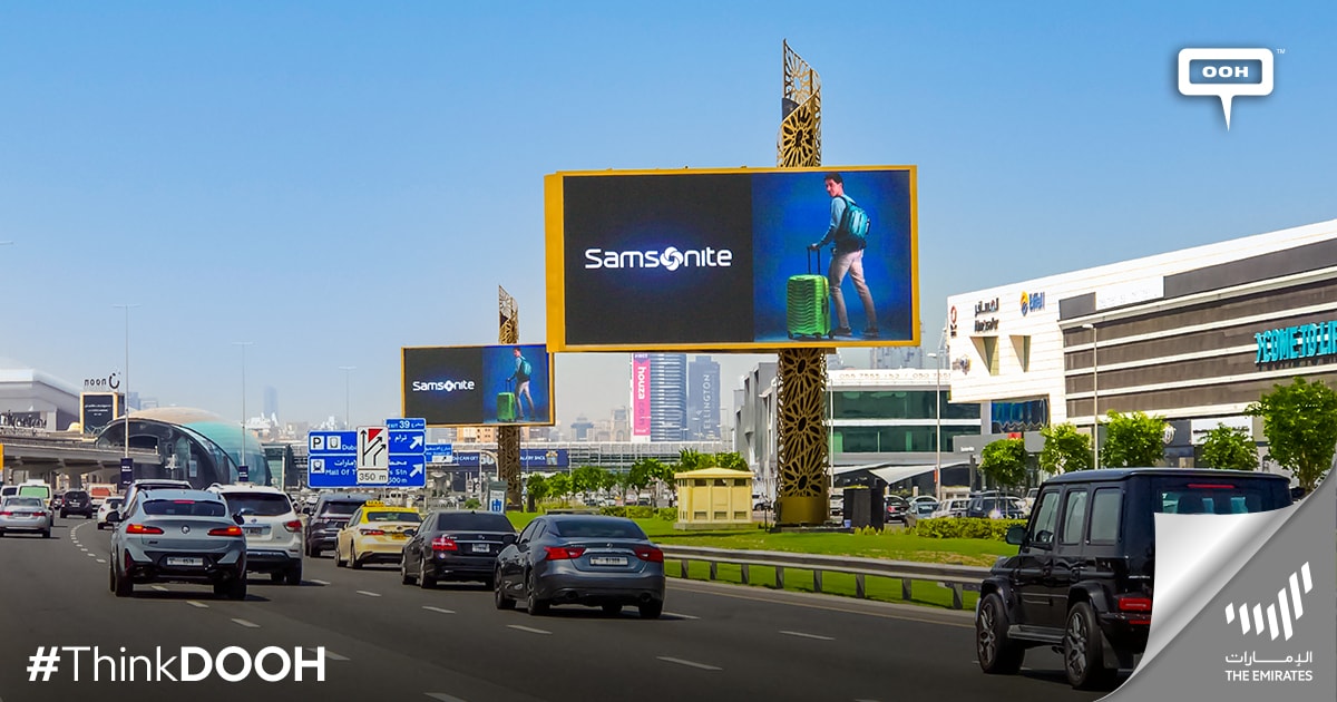Samsonite Launches an OOH Campaign in Dubai Feat. Casper Ruud, For a ...