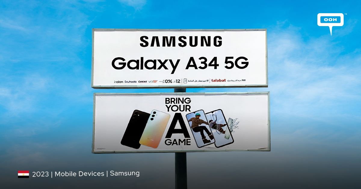 Samsung New OOH Introduces Galaxy A34 5G Embracing Minimalism with ...
