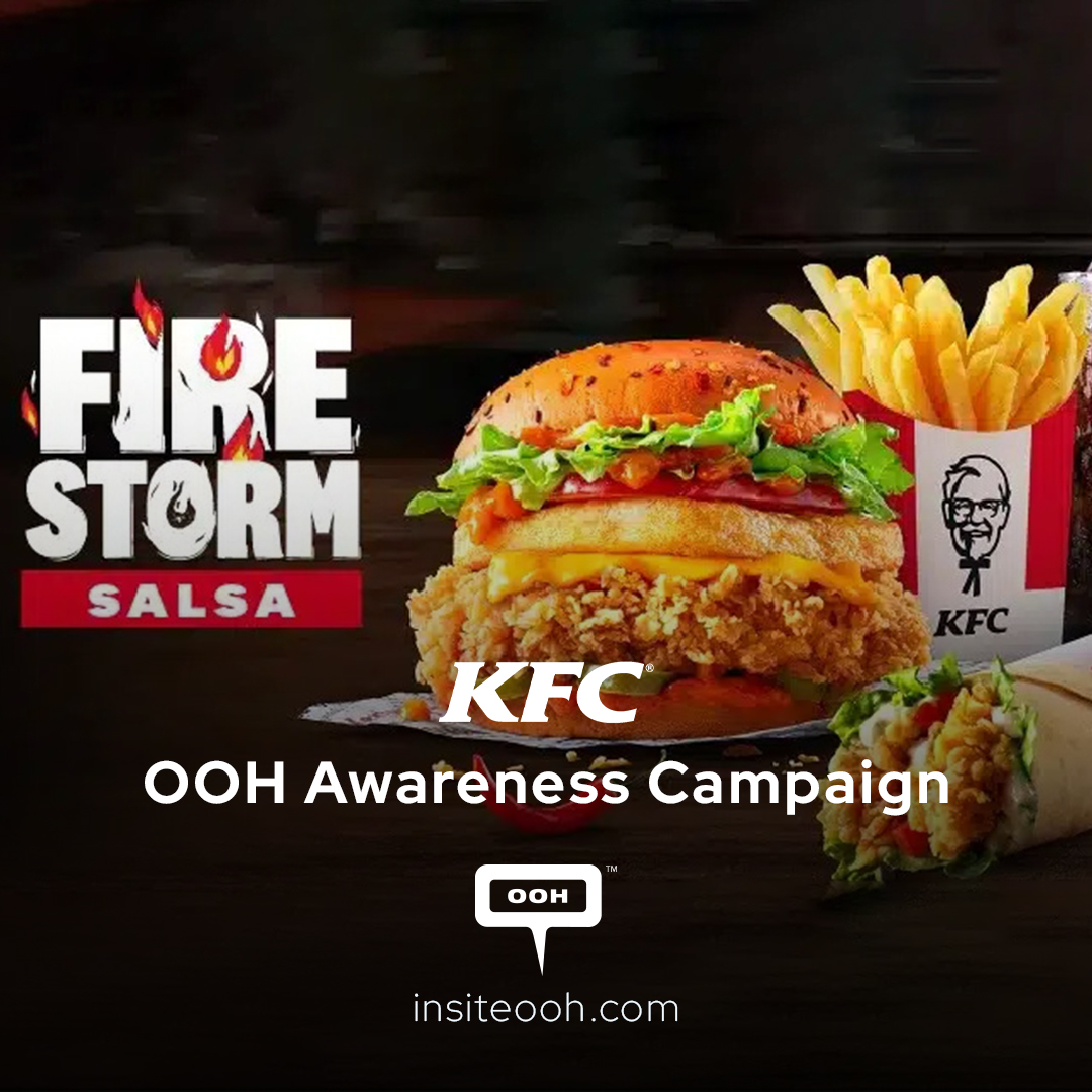 KFC Ignites UAE's Out-of-Home Spaces with Fire Storm Salsa! - INSITE ...