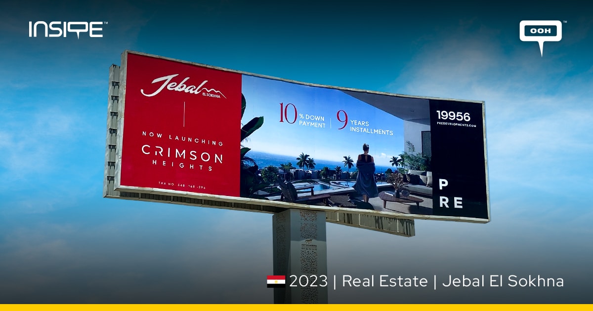 Pre Developments Launched an OOH Campaign in Cairo for Crimson Heights in Jebal El Sokhna ...