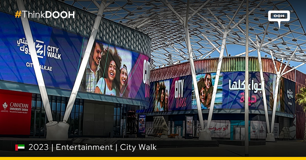Digital OOH in Dubai to Confirm Summer Is Better at the Heart of City Walk - INSITE OOH Media ...