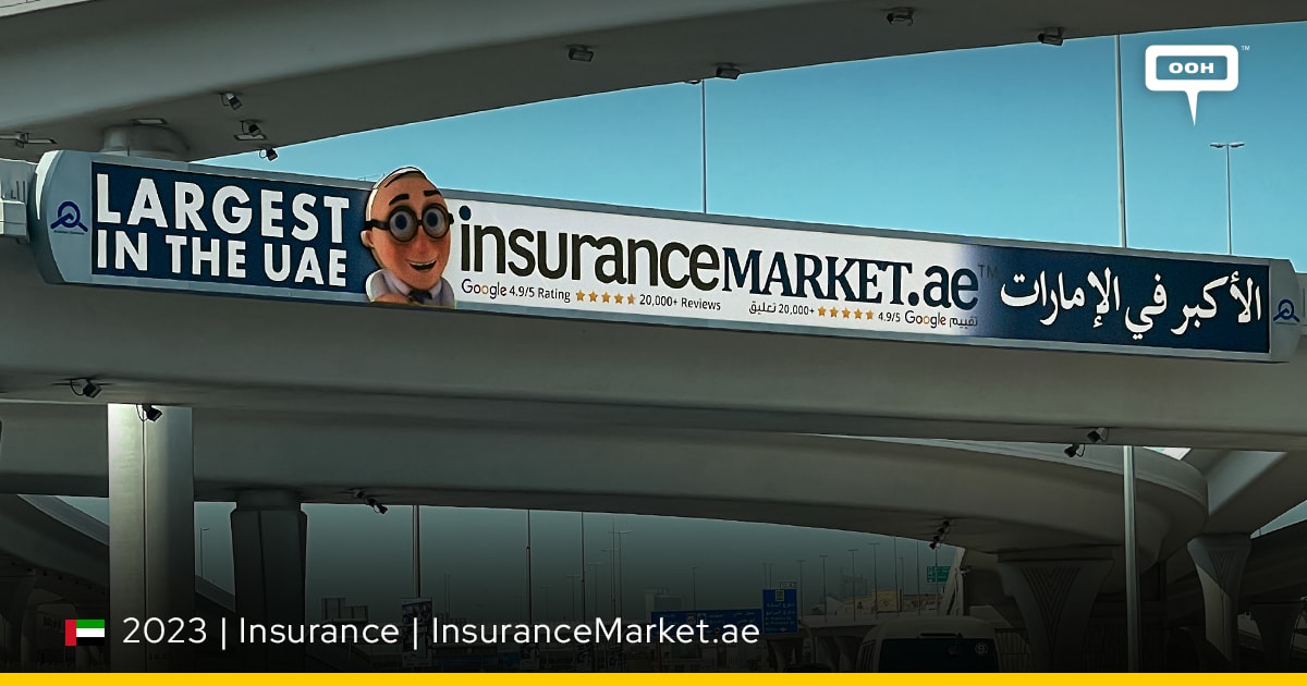 Alfred On Dubai’s Billboards Advises to Save Time And Money With InsuranceMarket.ae - INSITE OOH ...