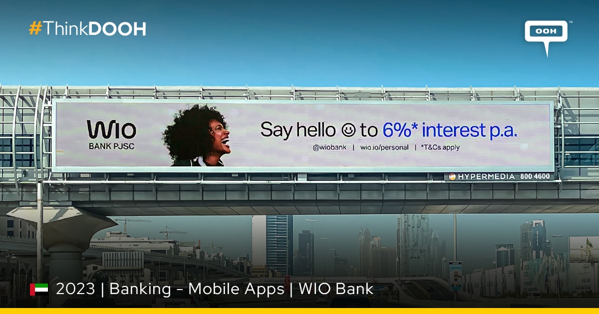 Say Hello to WIO Bank's Endless Features! DOOH Campaign in UAE to Count the Benefits - INSITE ...