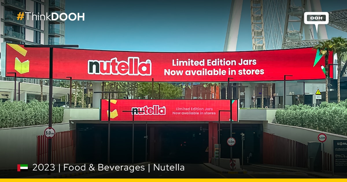 Going Back-To-School Has Never Been Sweeter: Nutella’s DOOH Campaign in ...