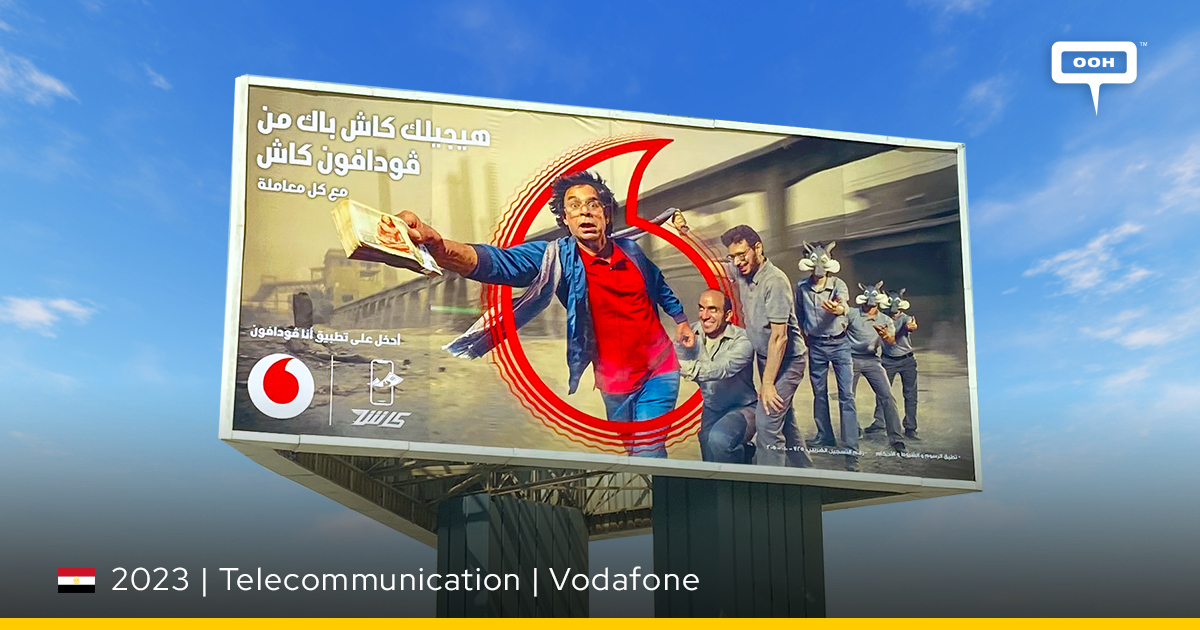 Vodafone Presents Mahmoud El Bezzawy & Essam Sasa on Cairo’s OOH with Cashback! - INSITE OOH ...