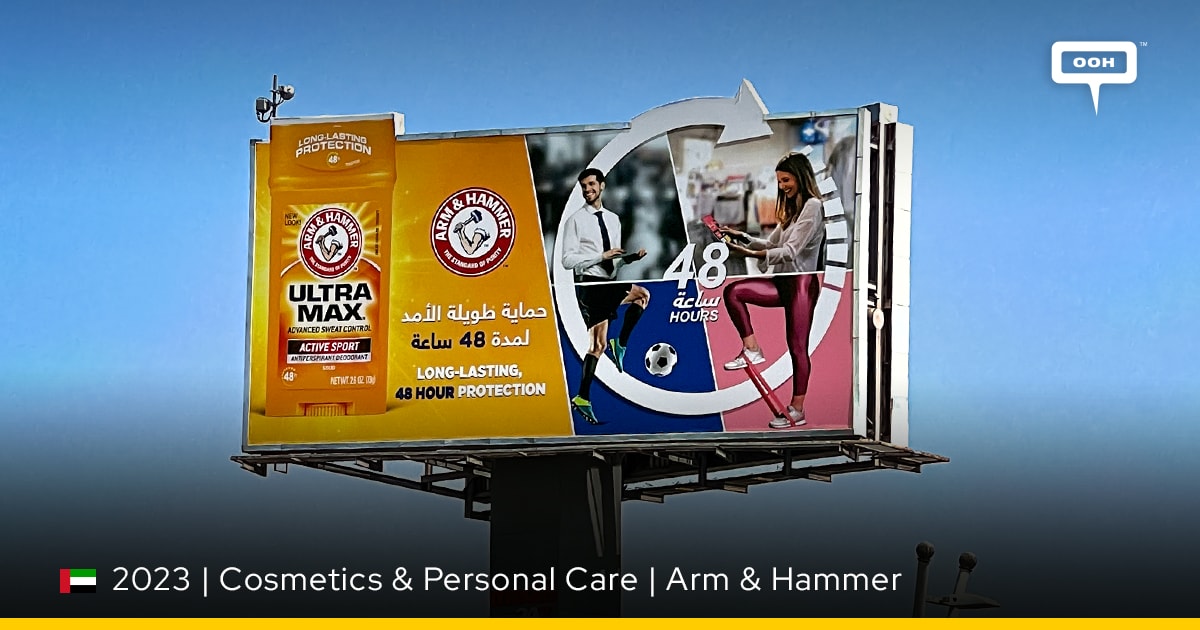 Creative OOH Campaign in Dubai to Promote Arm & Hammer Ultra Max for 48 ...