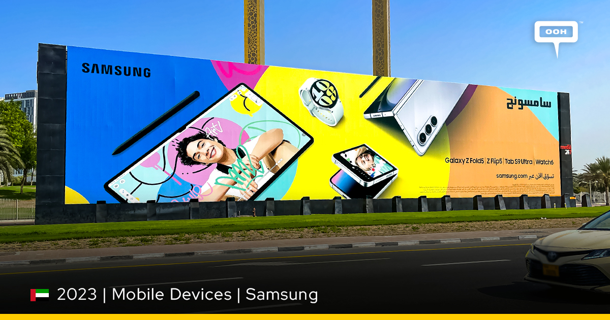Dubai's OOH Billboards Host Samsung's Dazzling Display of Tech Marvels ...