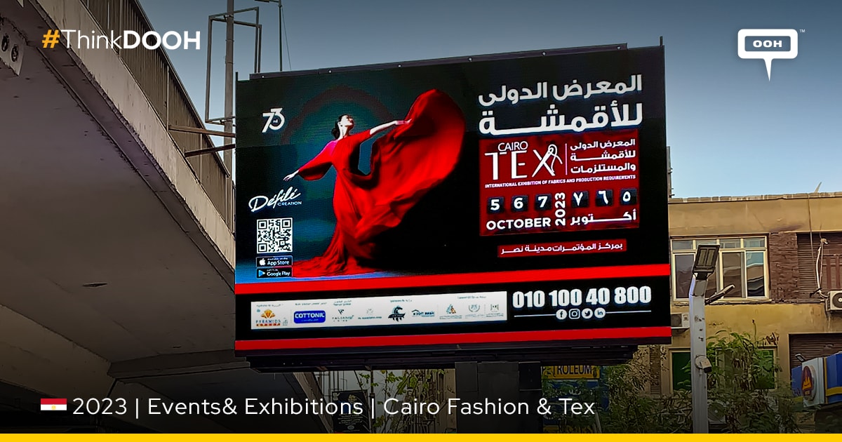 Announcing the 73rd Edition of Cairo Fashion & Tex: Exciting OOH on Cairo Roads - INSITE OOH ...