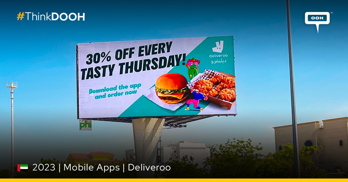Deliveroo Revives OOH Presence Through Tempting Messages on UAE’s ...
