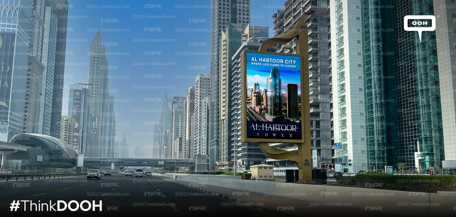 DOOH in Dubai to Gloat, Al Habtoor City, Life Flows to Luxury Naturally ...