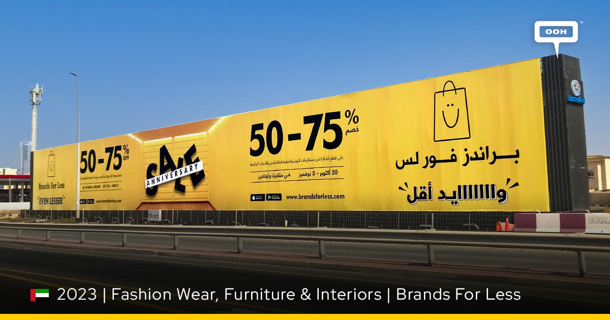 Attention, An Anniversary Sale from Brands For Less! 50-75% Off on UAE ...