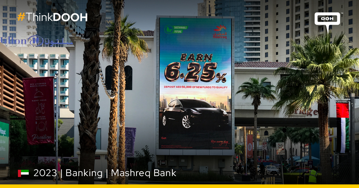 Mashreq Bank, Win %6.25 Now! a Promotional OOH Campaign to Spread The News - INSITE OOH Media ...