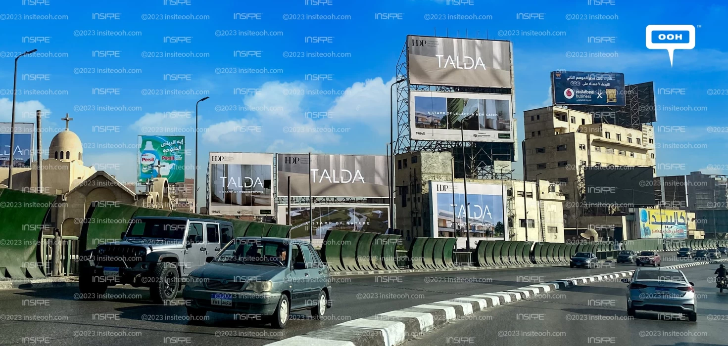 HDP's Talda is Where Modern Life Rises, Sleek Billboards on Cairo Roads - INSITE OOH Media Platform