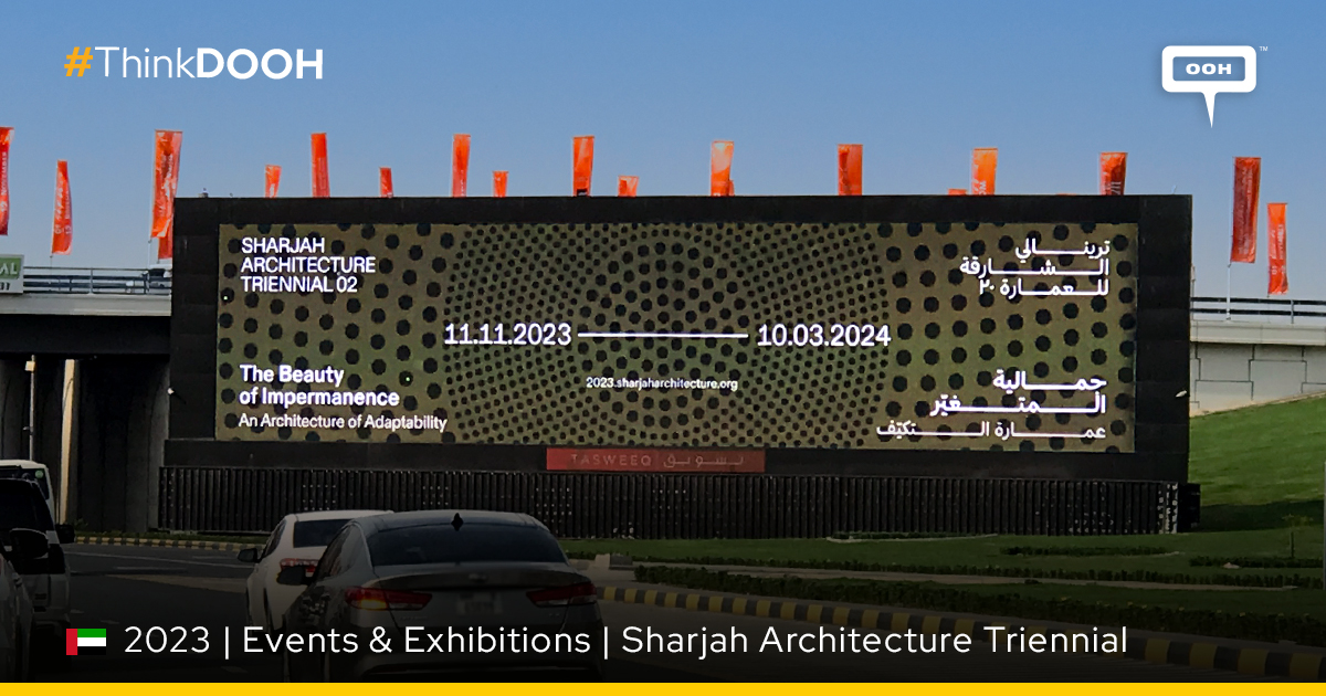 Captivating UAE Billboards Announce Sharjah Architecture Triennial's ...