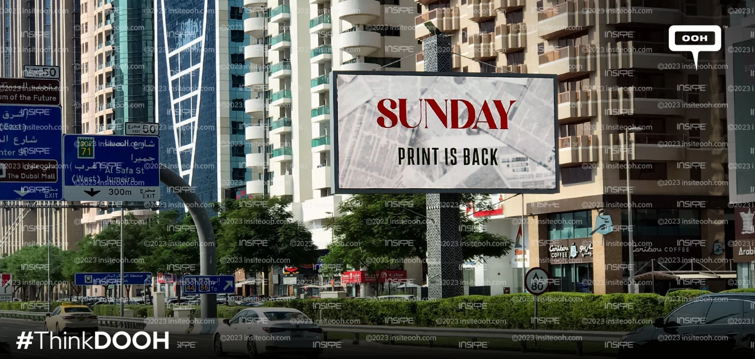 Missing the Printed Newspaper? a OOH Teaser Campaign for the Upcoming Papers - INSITE OOH Media ...