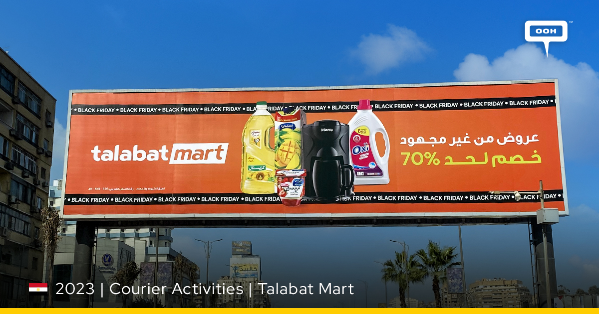 Effortless Promotions, Talabat Mart Showers the OOH Scene with ...