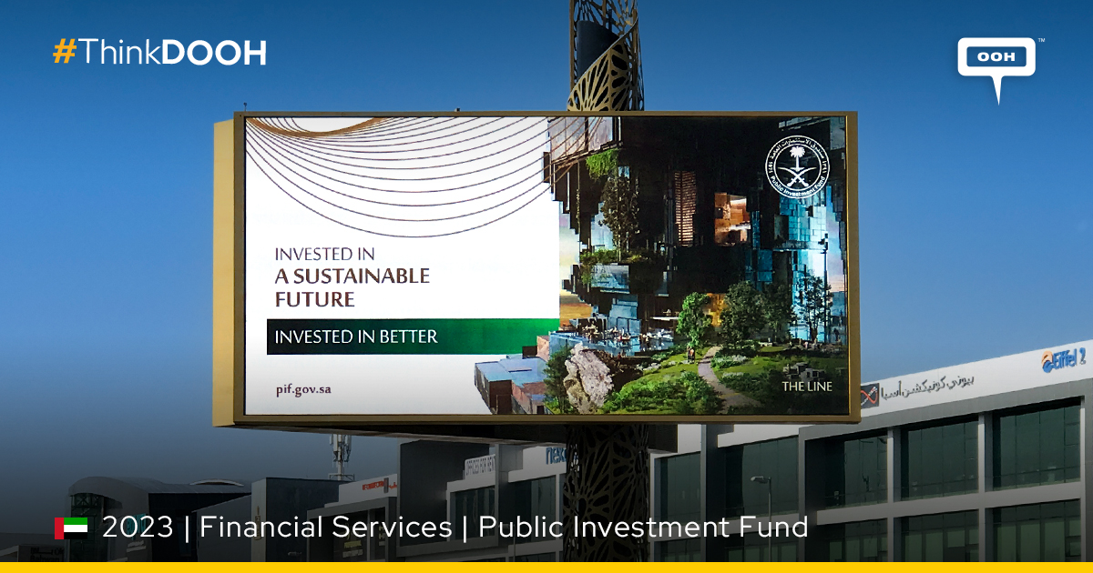 PIF Advertises its Sustainable and Net Zero Investments on Digital OOH ...