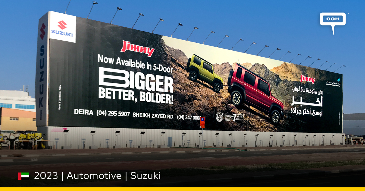 5-Door Jimny by Suzuki, Bigger, Better, and Bolder on UAE's OOH ...
