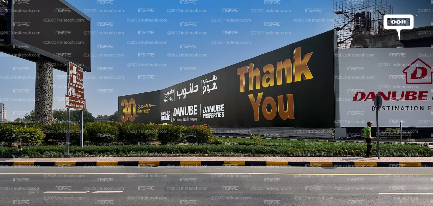 Danube Group Celebrates Its 30 Years of Trust With Gratitude on OOH ...