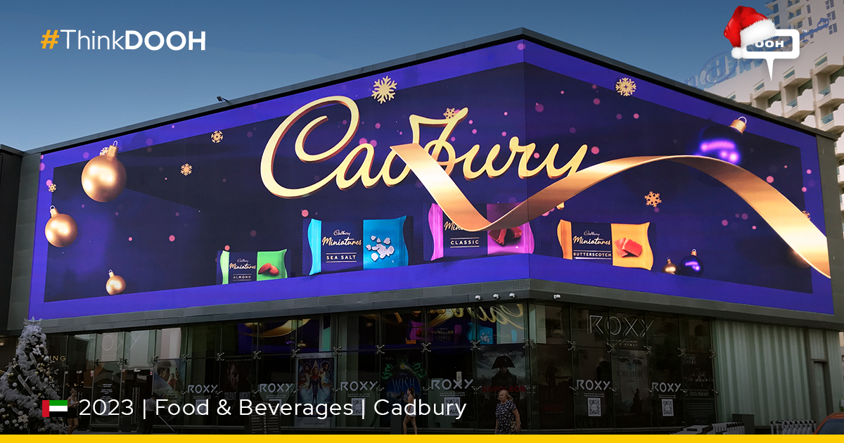 Cadbury Miniatures Take Over UAE DOOH with Four Irresistible Flavors ...