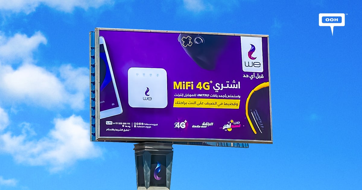 WE announces “MiFi” with NITRO bundles all summer long on an OOH ...