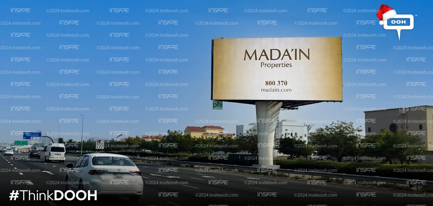 Mada'in Properties' Minimalist Campaign Stands Out on Dubai's Digital ...