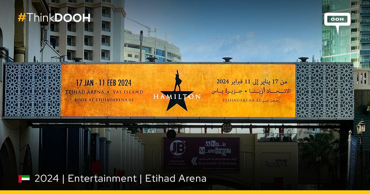 Hamilton is on Etihad Arena! The Musical is Making its Middle Eastern debut in Abu Dhabi ...