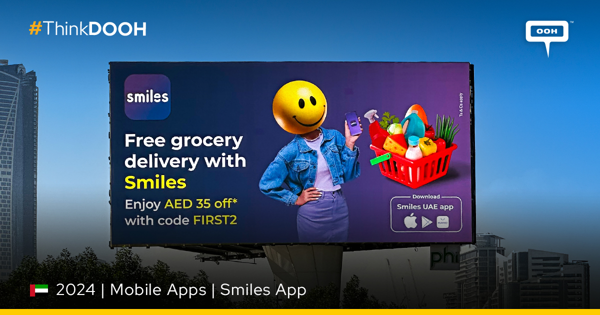Get Free Delivery on Groceries with Smiles App Now via Dubai’s OOH ...