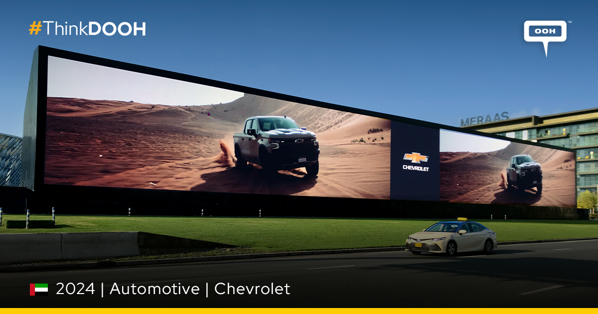 The Power That Excites You, Chevrolet’s DOOH Campaign for Silverado ZR2 ...