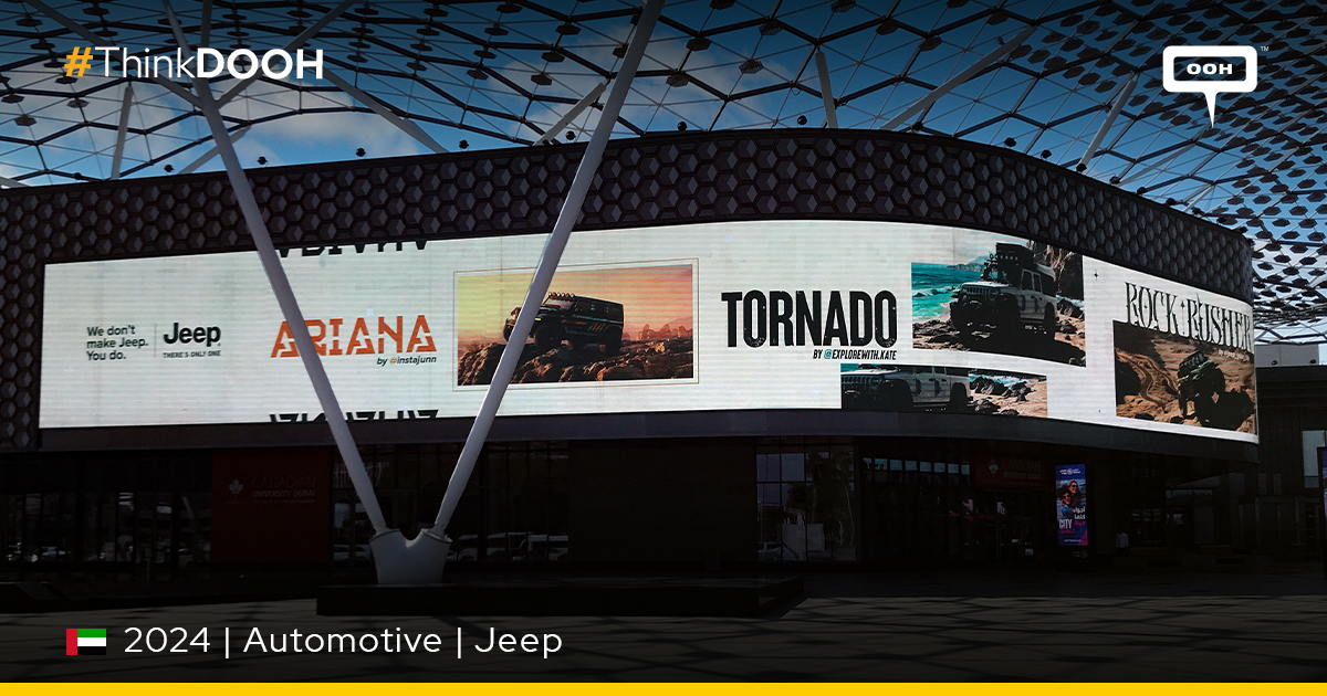 Celebrating the Essence of Jeep, A Unique OOH Campaign by Jeep in Dubai ...