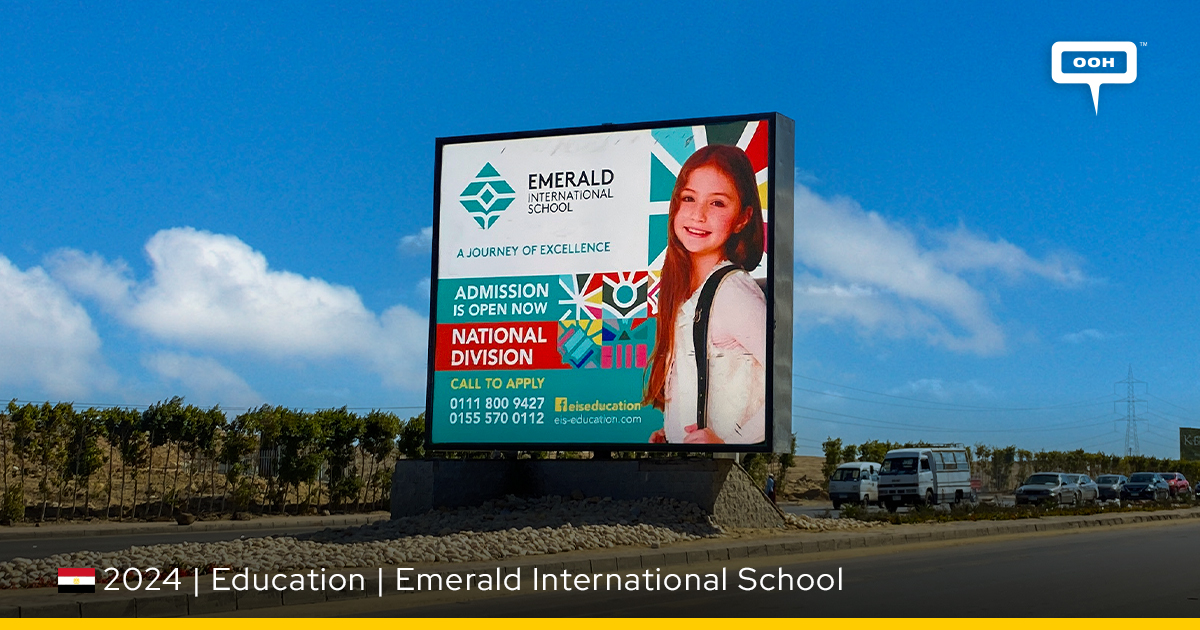 A Journey of Excellence with Emerald International School Enrolling, on Cairo's Billboards ...