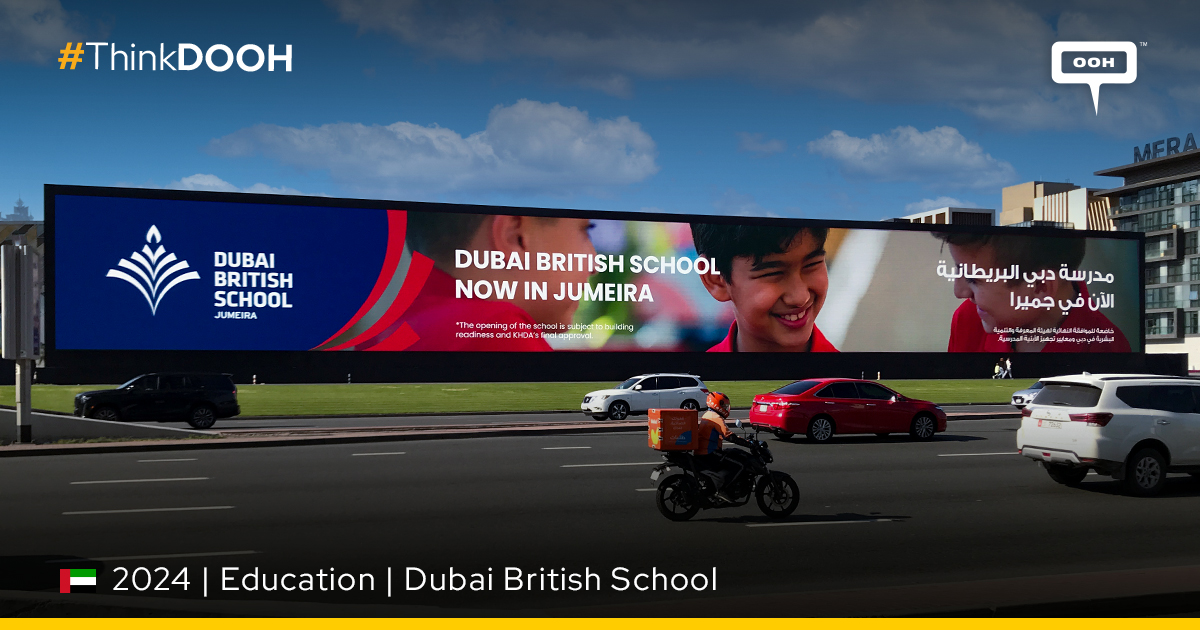 Dubai British School Jumeirah Park Opens Admissions' DOOH, Educating ...