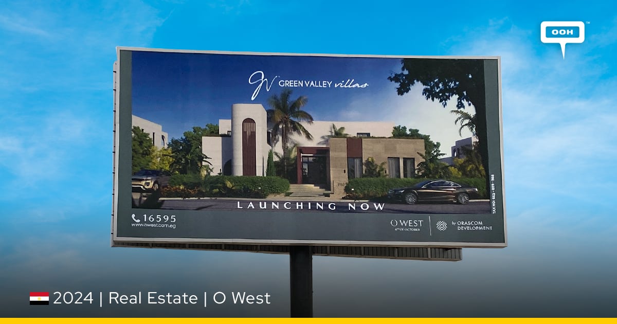O West Unveils Green Valley Villas Spot on OOH Chart - INSITE OOH Media ...