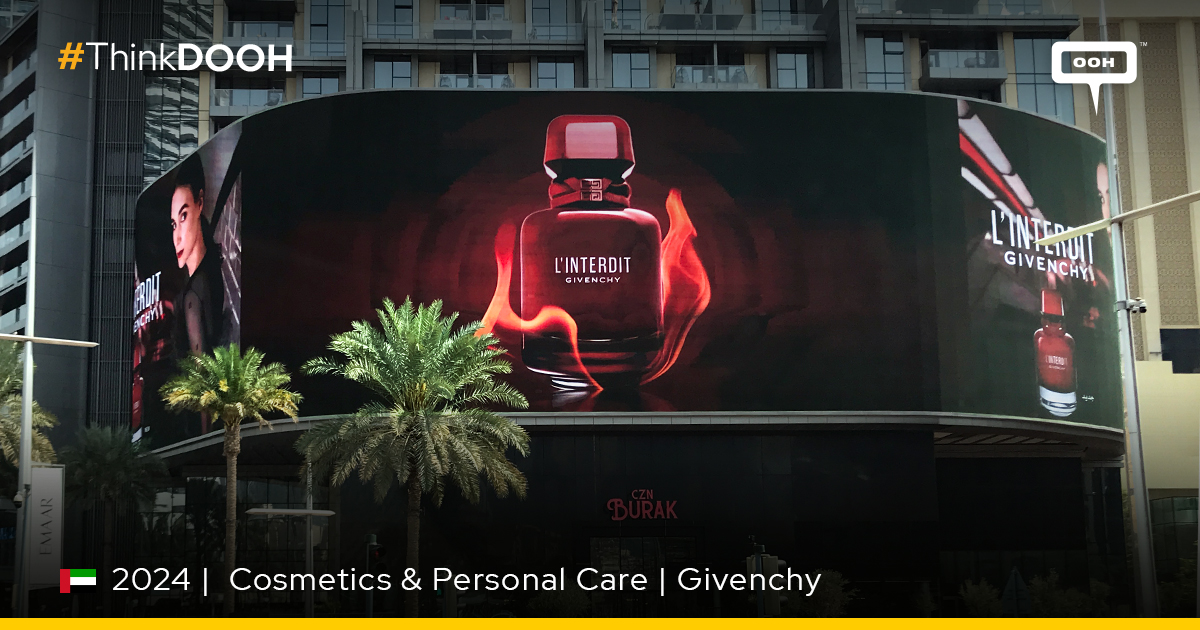 Dubai's DOOH Heats Up with L'INTERDIT Givenchy's Daring Appearance ...